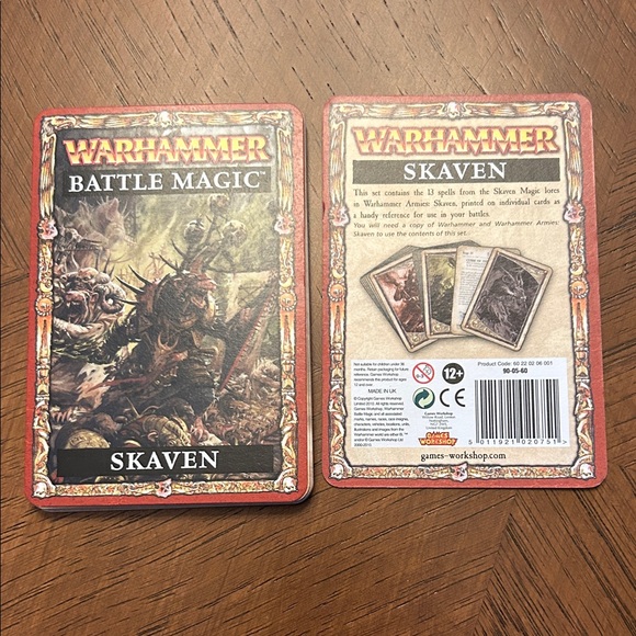 Other | Warhammer Skaven Spell Card Set | Poshmark